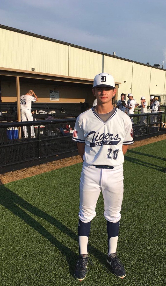 Jack Arthur Committed to University of Texas - Dallas Tigers Baseball Club