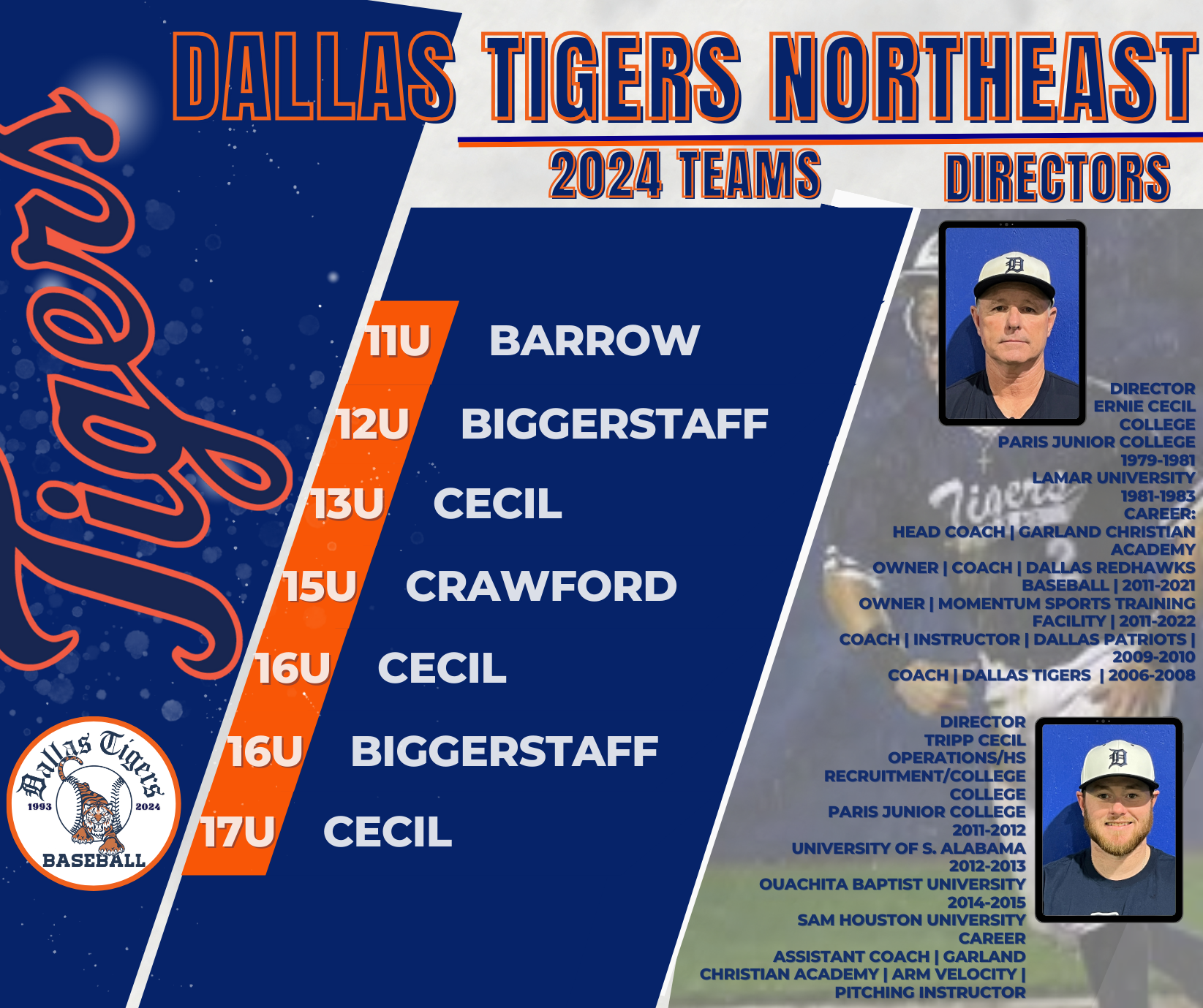 Dallas Tigers Northeast - Dallas Tigers Baseball Club
